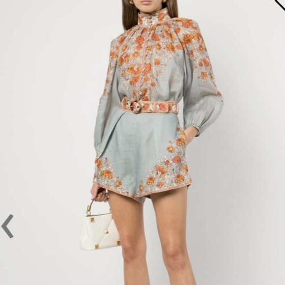 Zimmermann | Shorts | Zimmerman Andie Shorts And Blouse Set | Poshmark